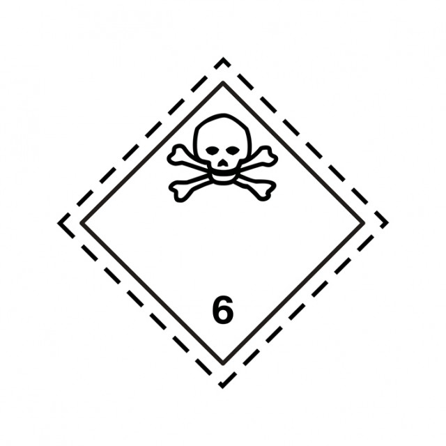 Etiqueta “Bulto Exceptuado Clase 7”