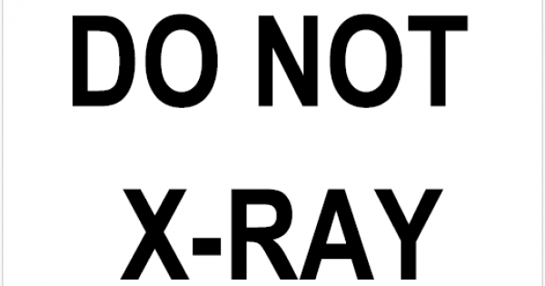 Etiqueta DO NOT X-RAY