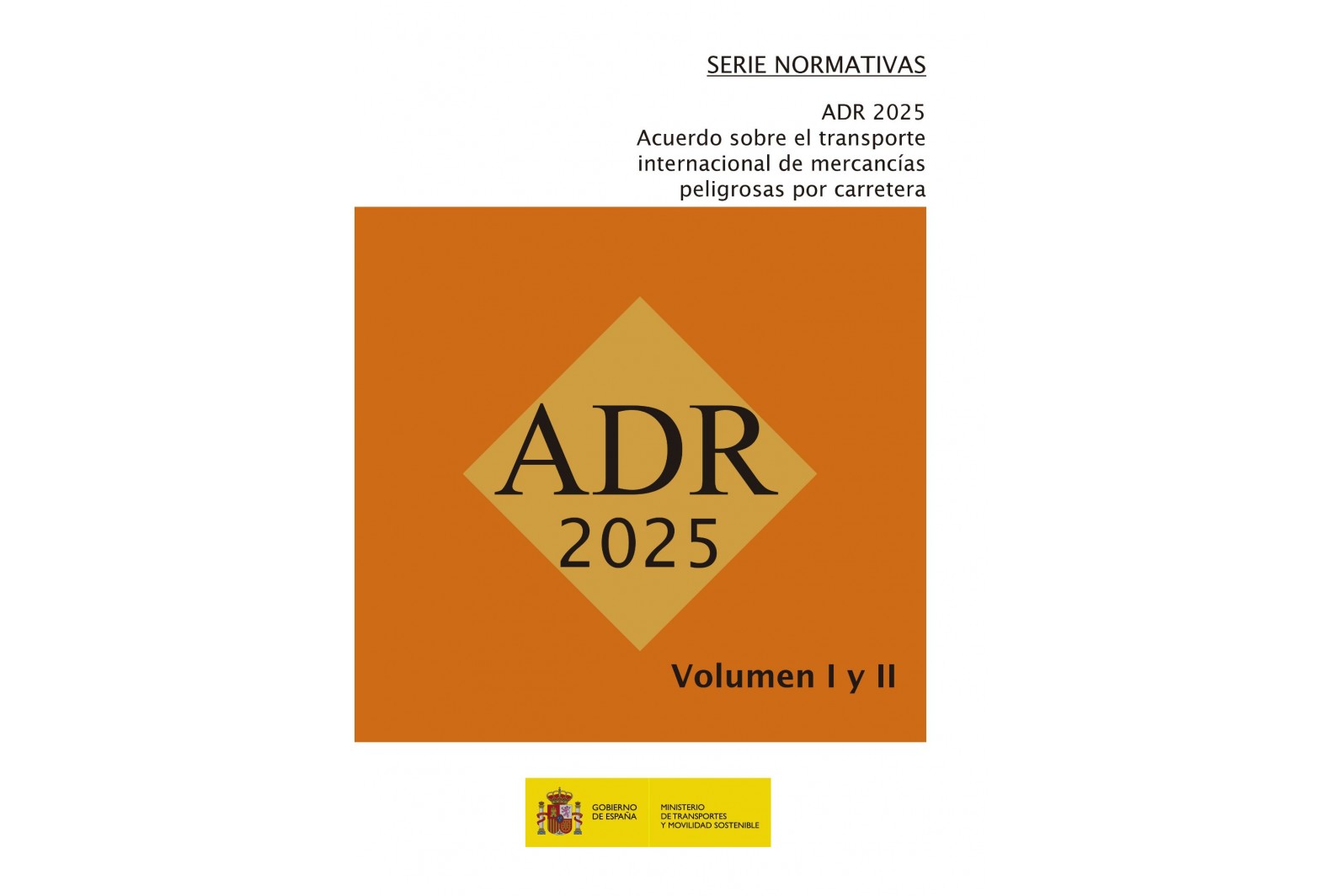 Libro ADR 2025 | Ed. Ministerio de Fomento (ES) - Libro | DGM