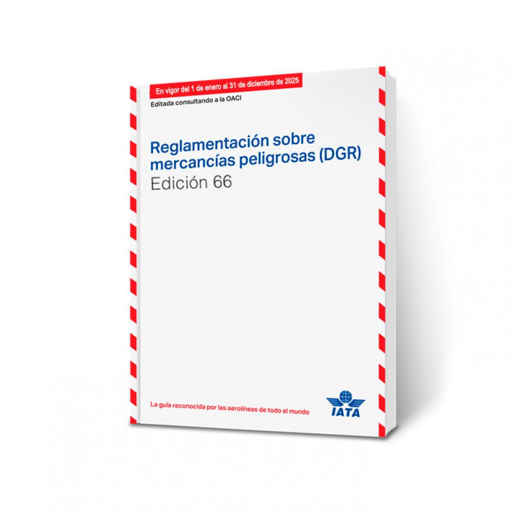 Libro Reglamentación IATA-DGR 66 Ed. 2025 Español