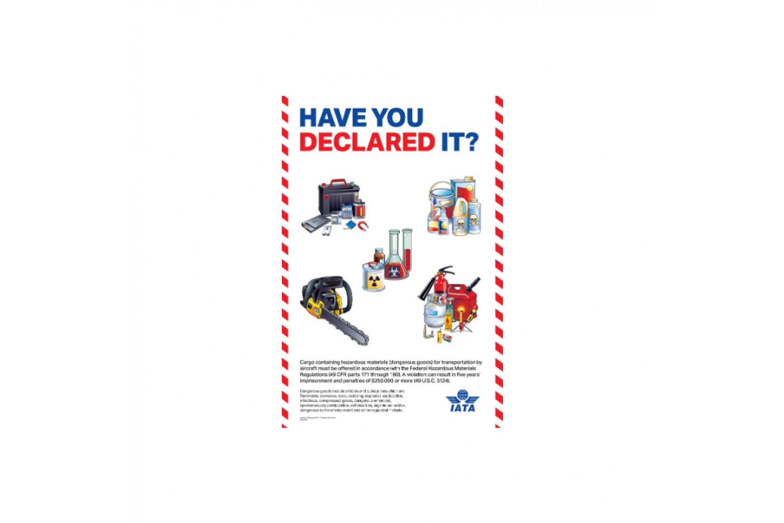 Have you declared it? - English US Regulations | 2024 - Poster