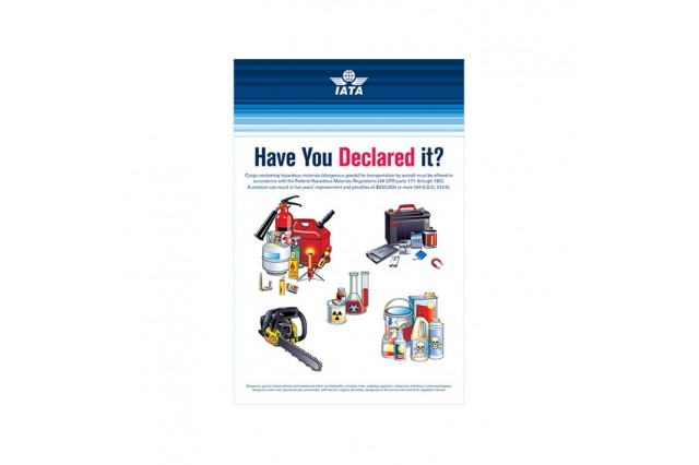 Dangerous Goods Passenger Awareness A4-Sized Counter Display ...