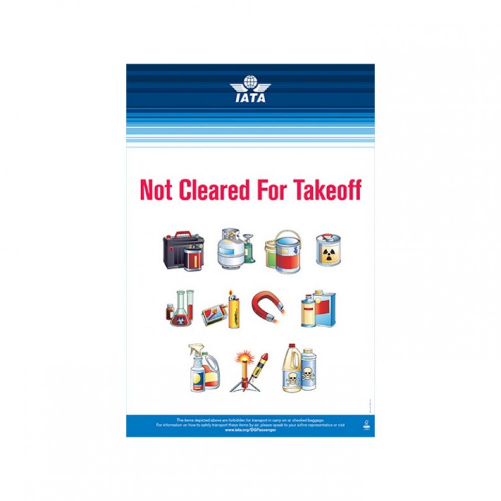 Dangerous Goods Passenger Awareness Poster (International Version) | DGM