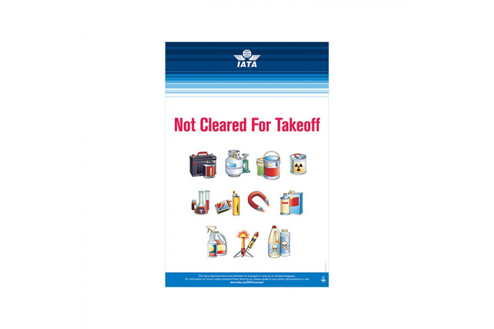 Dangerous Goods Passenger Awareness Poster (International Version) | DGM